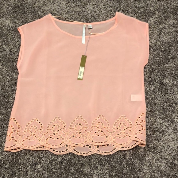 LC Lauren Conrad | Tops | Lc Sheer Boxy Top | Poshmark
